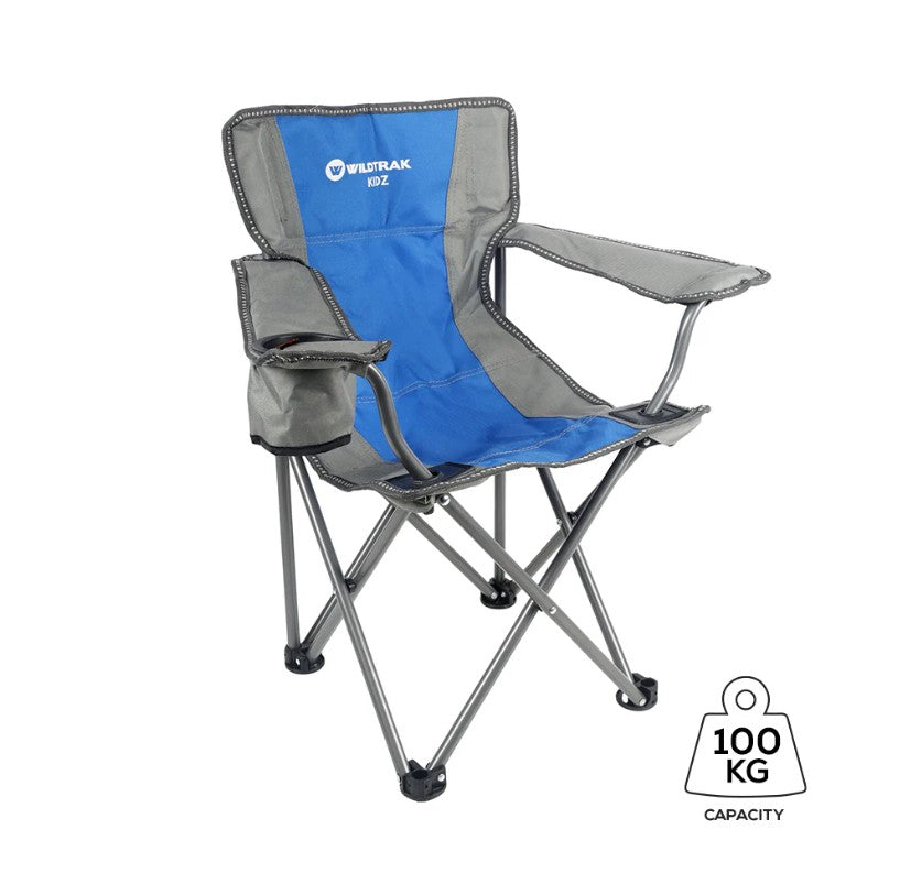 WILDTRACK KIDZ CAMP CHAIR BLUE — Karratha Adventure Sports